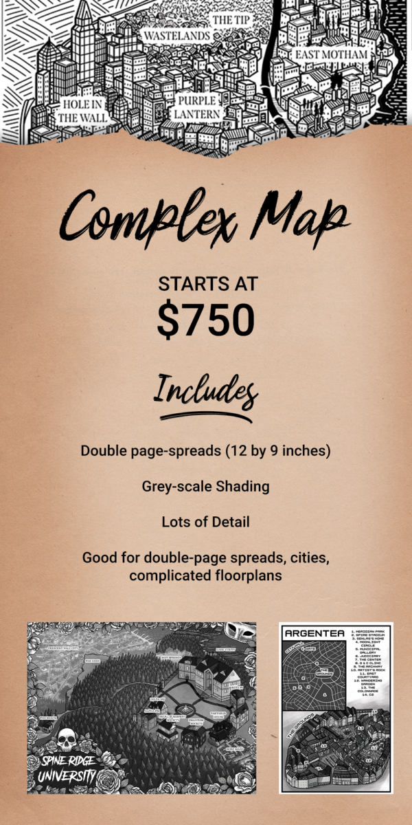 Custom Maps – Illustrated Page Design