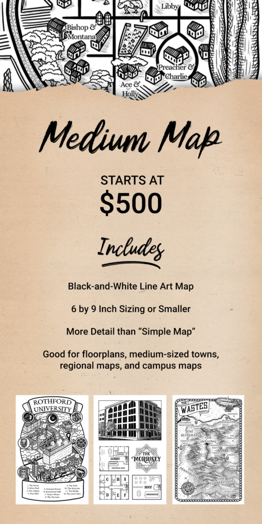 Custom Maps – Illustrated Page Design
